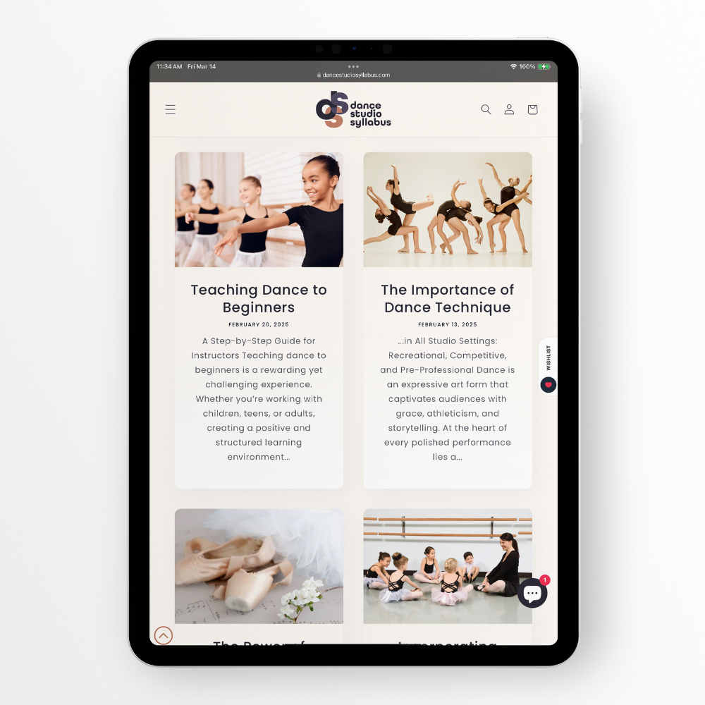 The Importance of Dance Technique | Dance Studio Syllabus